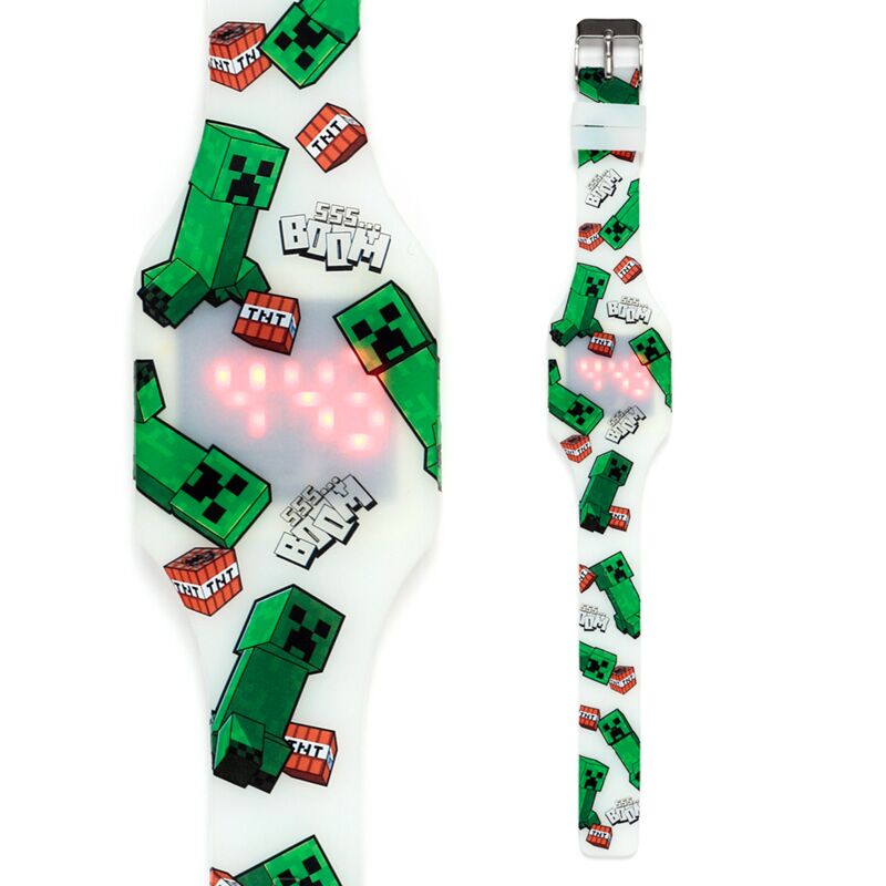 Relógio Digital Minecraft para Crianças - Brilha no Escuro – Prendas D ...